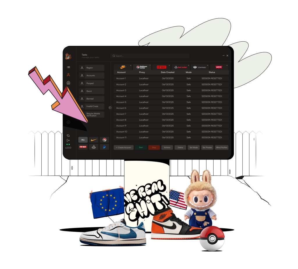 TSB Sneaker Bot - Buy Nike, Pokémon, and Pop Mart