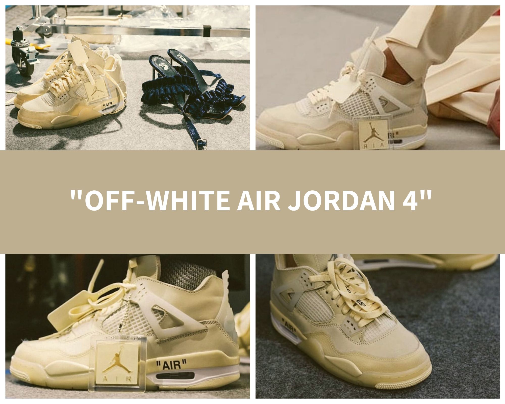 Off White Jordan 4 Is Making Us Sail the High Seas!