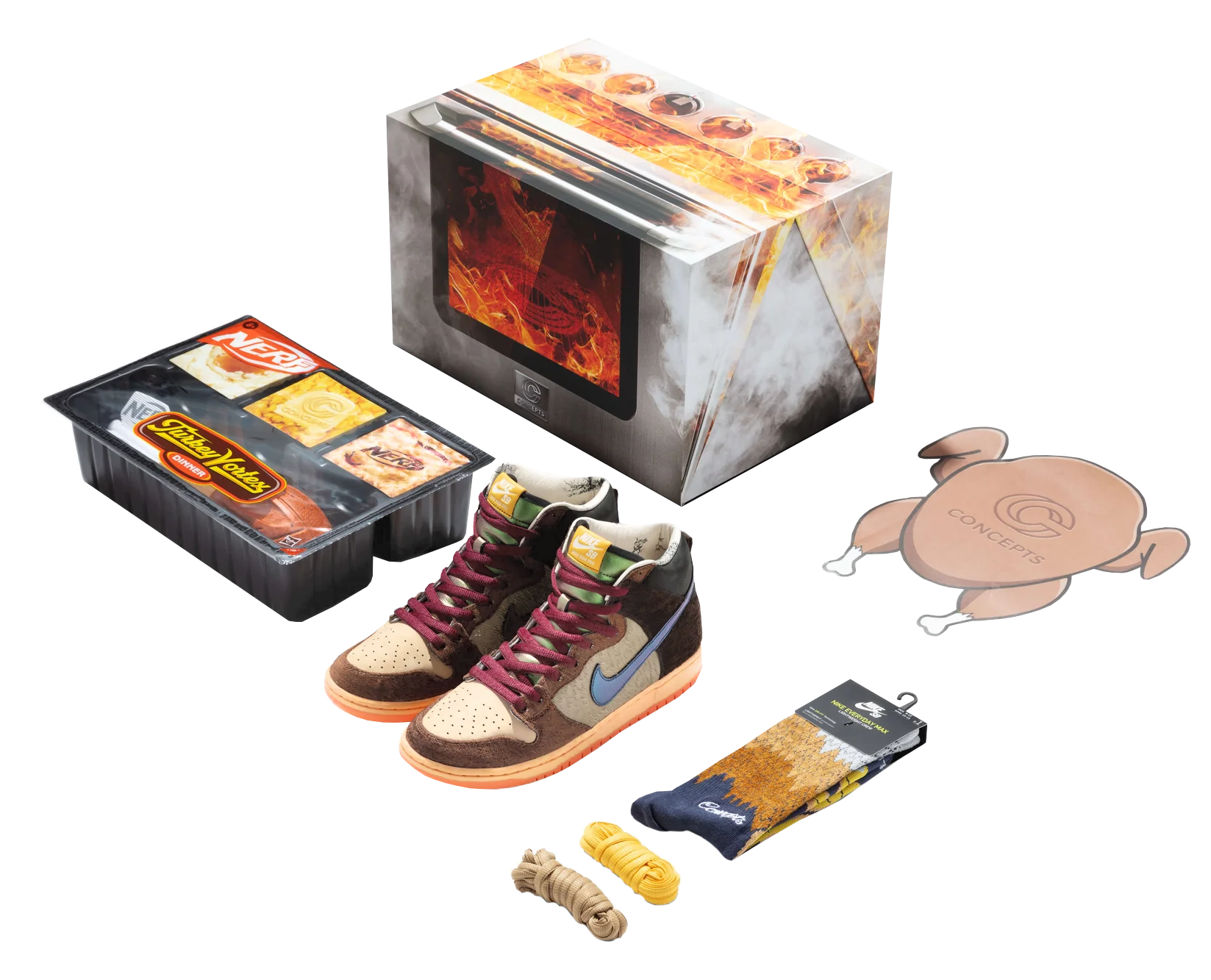 Concepts Nike SB Dunk “Turdunken” Will Turkey Stuff You [Nov. 2020]