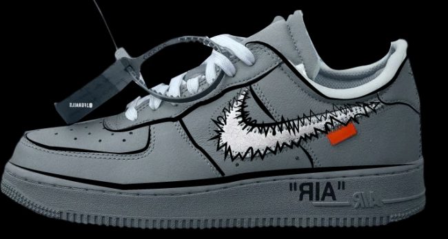 Off White Air Force Grey: Time To Pack ‘Em Bags.. Paris Awaits!