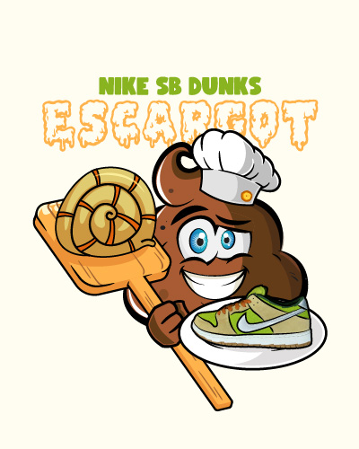 Escargot SB Dunks: Snailin' Parisian Olympic Vibes, Mon Ami!